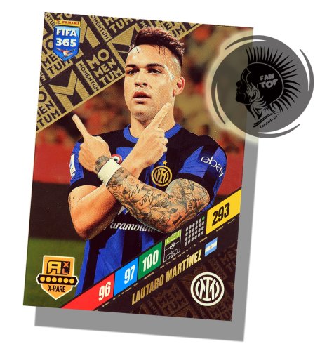 Lautaro MARTINEZ X-RARE Momentum card 2024 FIFA 365 fantop.pl