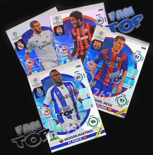 4 cards set GAME CHANGER MESSI - UPDATE 2015 fantop.pl