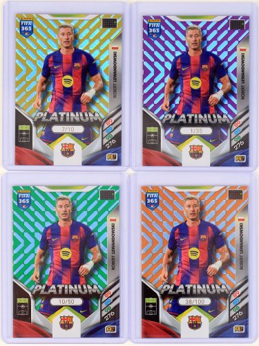 2026 FIFA Rare PLATINUM LEWANDOWSKI Gold Purple Green Orange FC ...