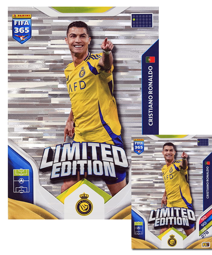 2 cards set Cristiano RONALDO 2026 FIFA LIMITED XXL + std. fantop.pl